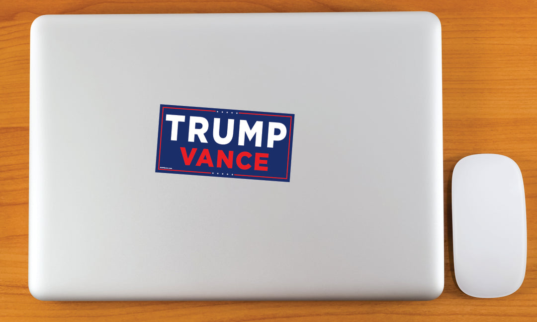 Trump Vance Blue Sticker – GOPStore.com