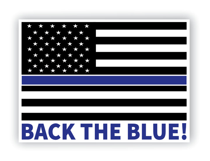 Back the Blue Sticker – GOPStore.com