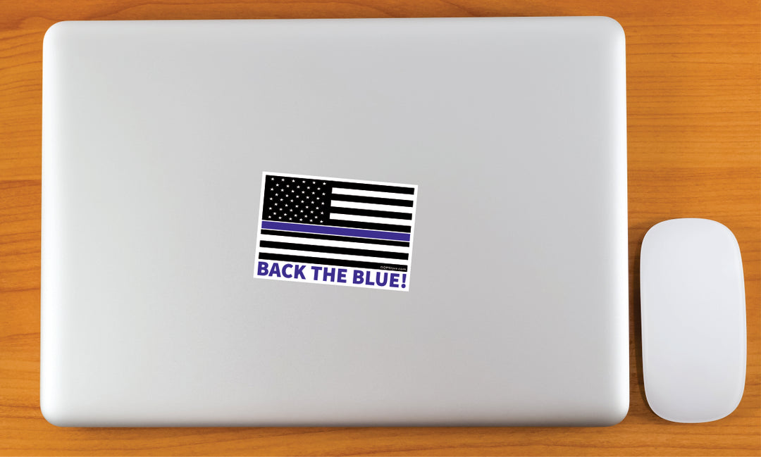 Back the Blue Sticker – GOPStore.com
