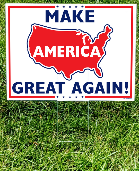 Make America Great Again Yard Sign – GOPStore.com