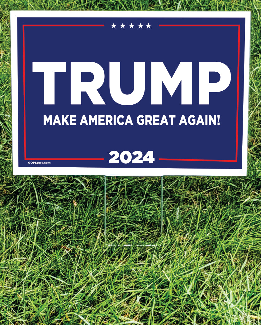 Trump MAGA Yard Sign – GOPStore.com